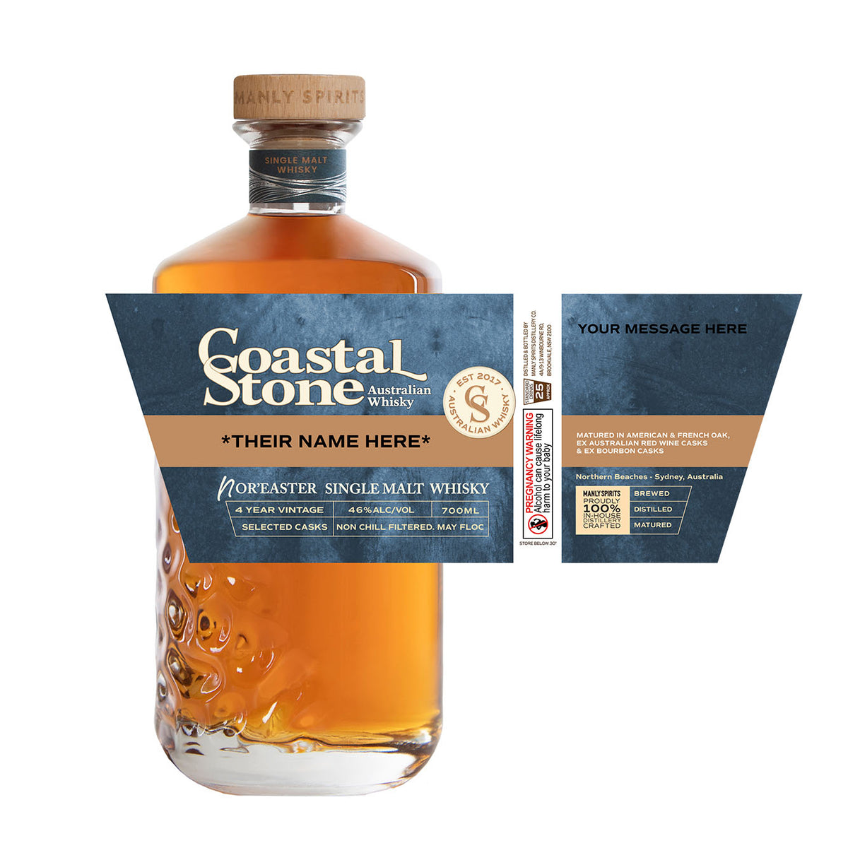 Personalised Whisky Single Malt – Manly Spirits Co.